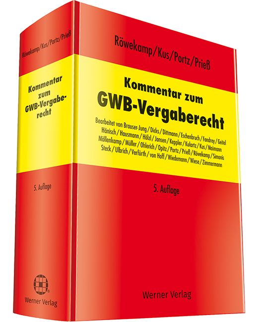 Kapellmann: Kommentar zum GWB-Vergaberecht